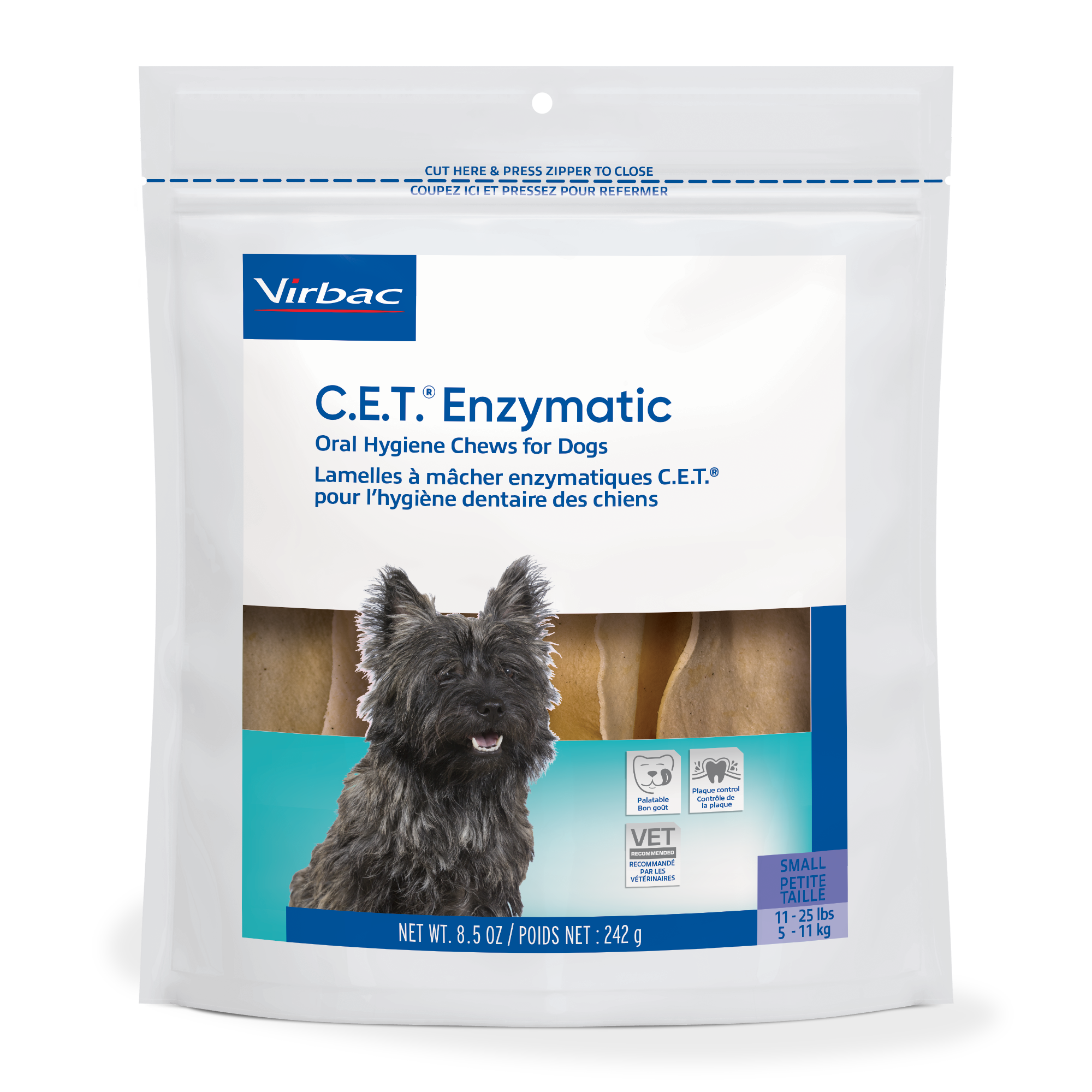 C.E.T.® Enzymatic Oral Hygiene Chews for Dogs